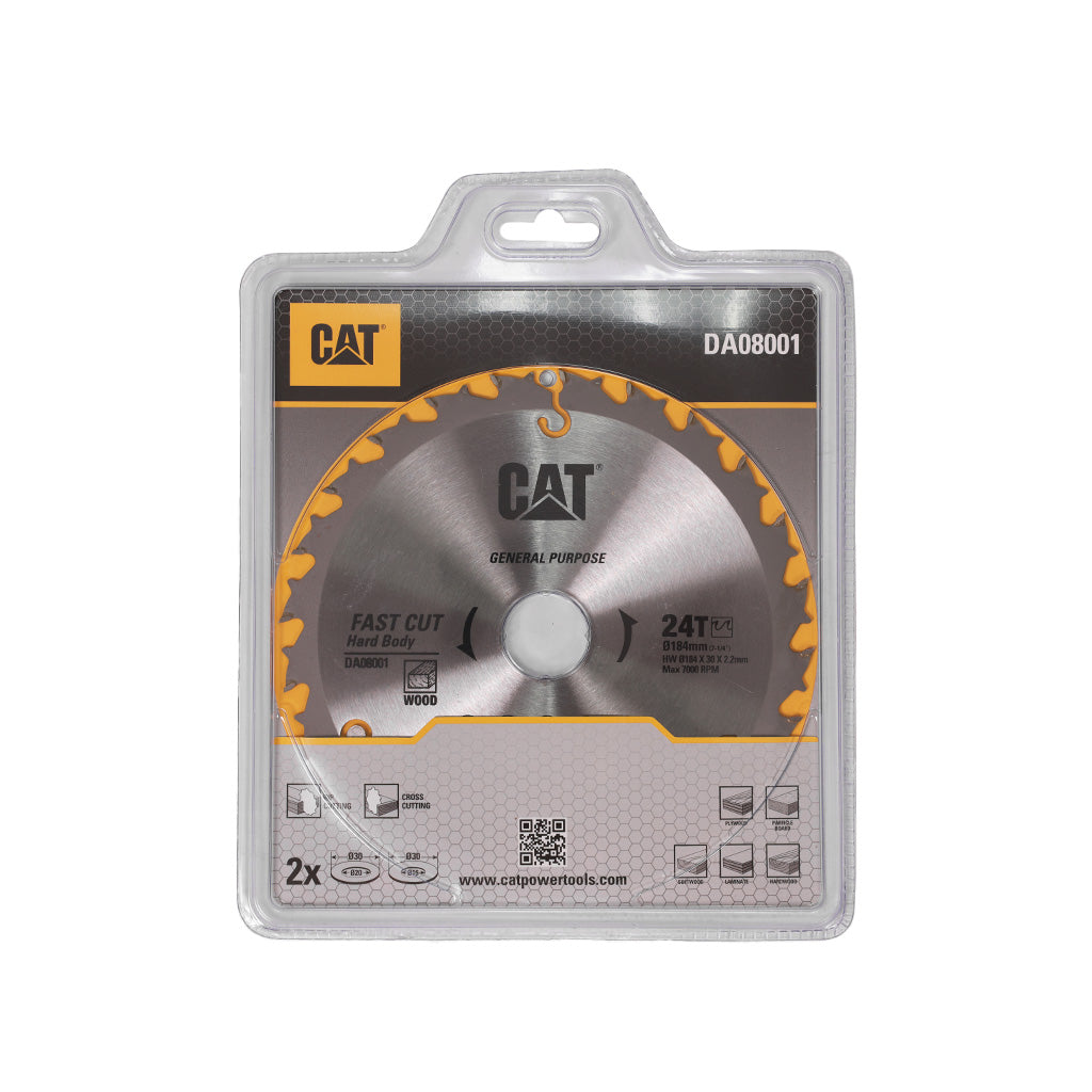 DISCO SIERRA CAT TCT 7 1/4" X 30MM 24T – FAPASISA